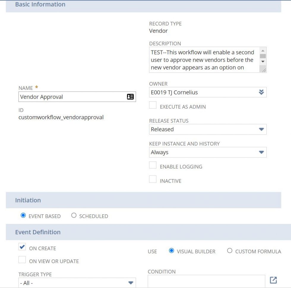 Vendor Approval Workflow | SuiteRep