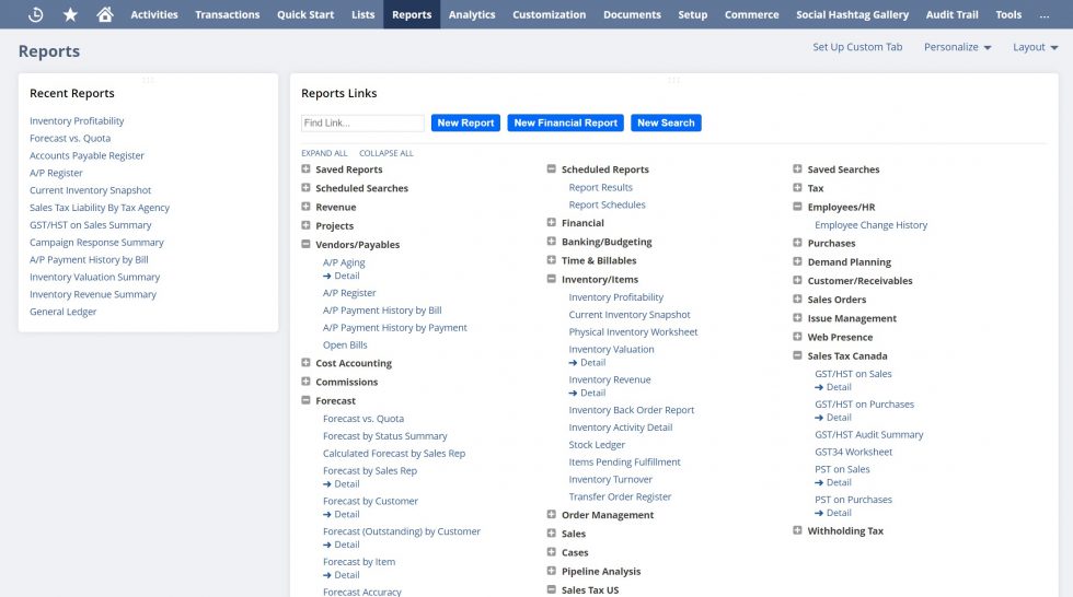 Navigating NetSuite Reports | SuiteRep