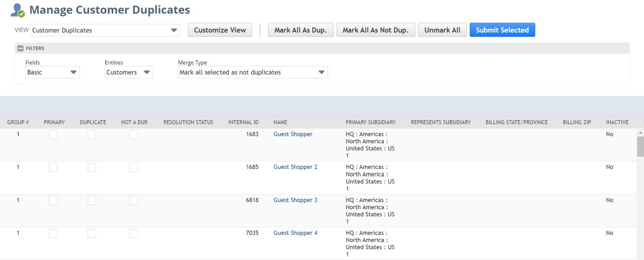 NetSuite Duplicate Detection & Merge | SuiteRep