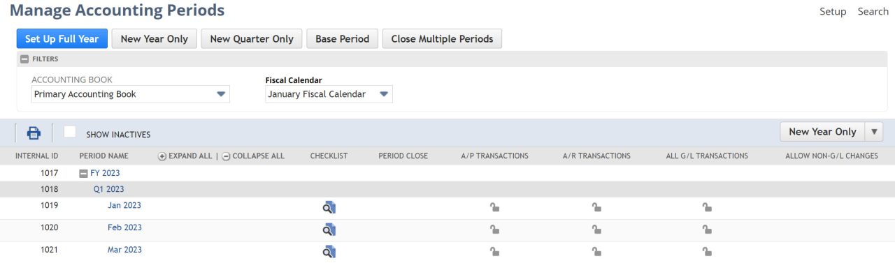 Master Accounting Periods in NetSuite | SuiteRep
