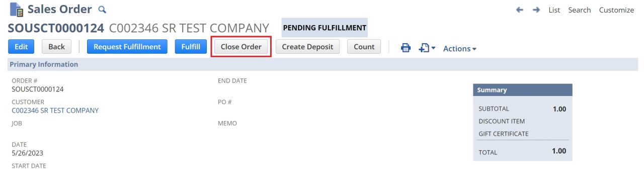 The NetSuite Sales Order | SuiteRep