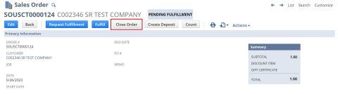 The NetSuite Sales Order | SuiteRep
