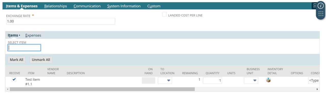 NetSuite Advanced Receiving | SuiteRep