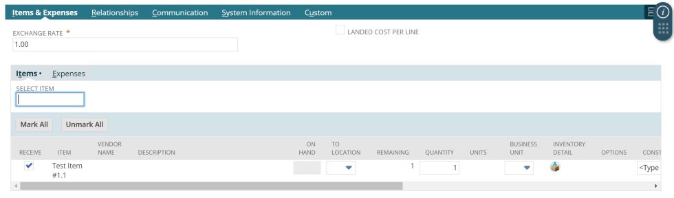 NetSuite Advanced Receiving | SuiteRep