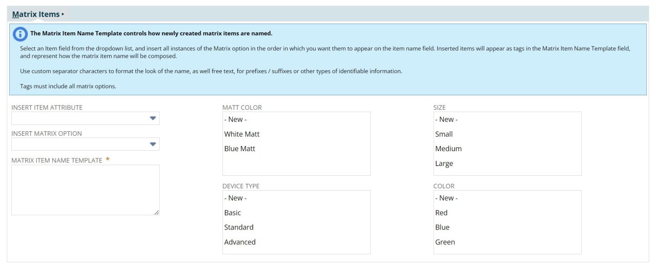 NetSuite Matrix Items | SuiteRep